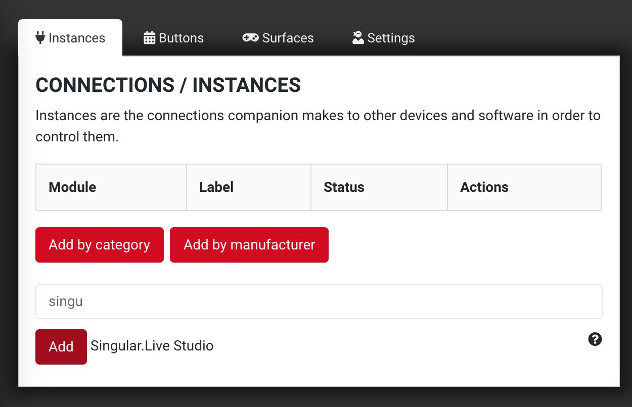 Singular and Elgato Streamdeck Using Bitfocus Companion – Singular.live ...